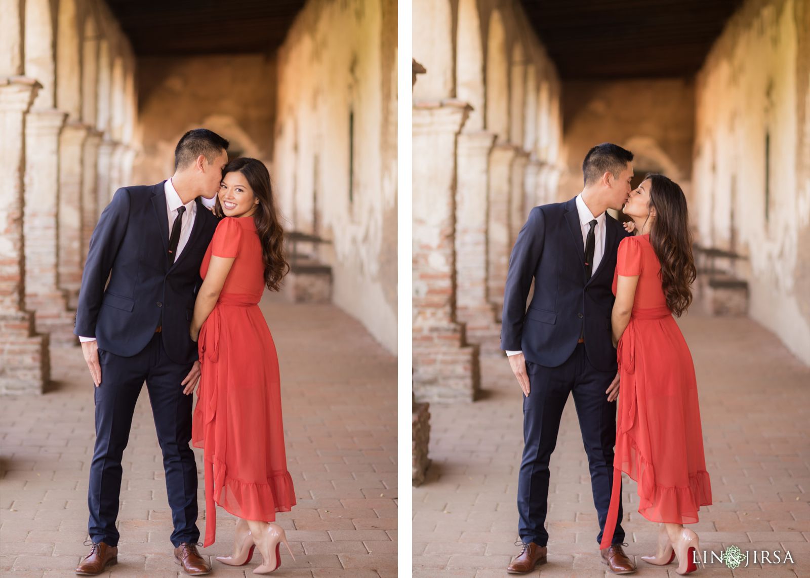 Mission San Juan Capistrano Engagement Session | Stephanie& Emerson