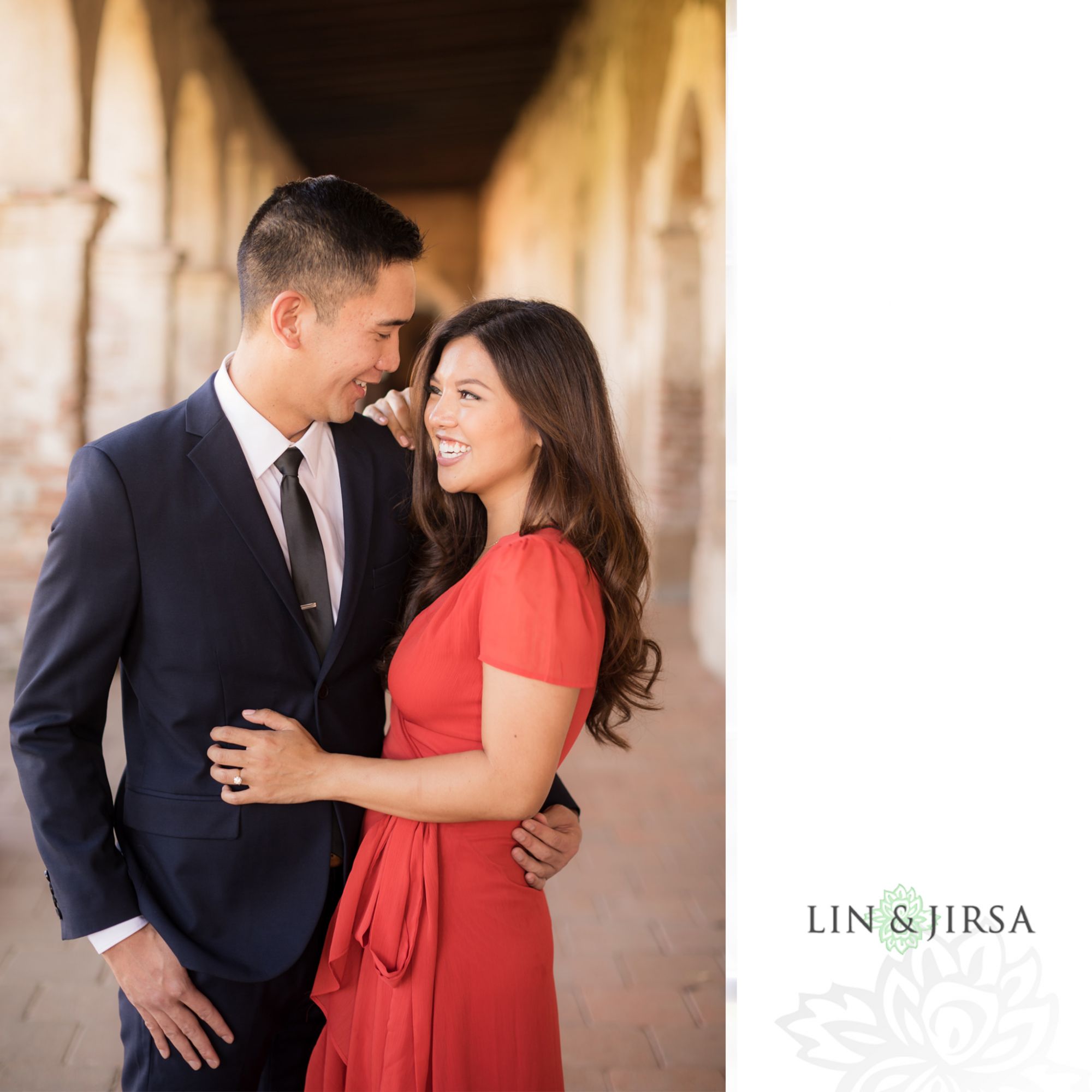 Mission San Juan Capistrano Engagement Session | Stephanie& Emerson