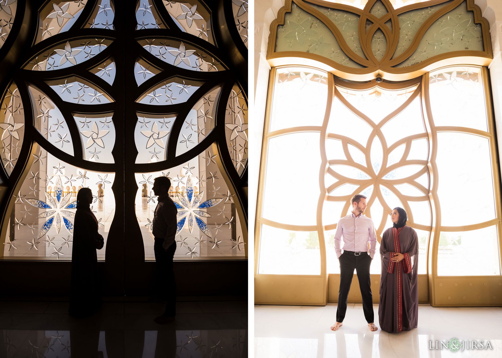 Dubai Sand Desert & Grand Mosque Post-Wedding Session | Ayana & Matthew